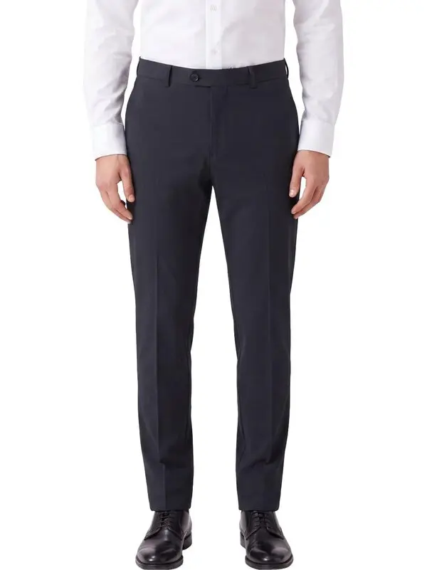 RRD Slim Fit Technical Fabric Chino Trousers - Black