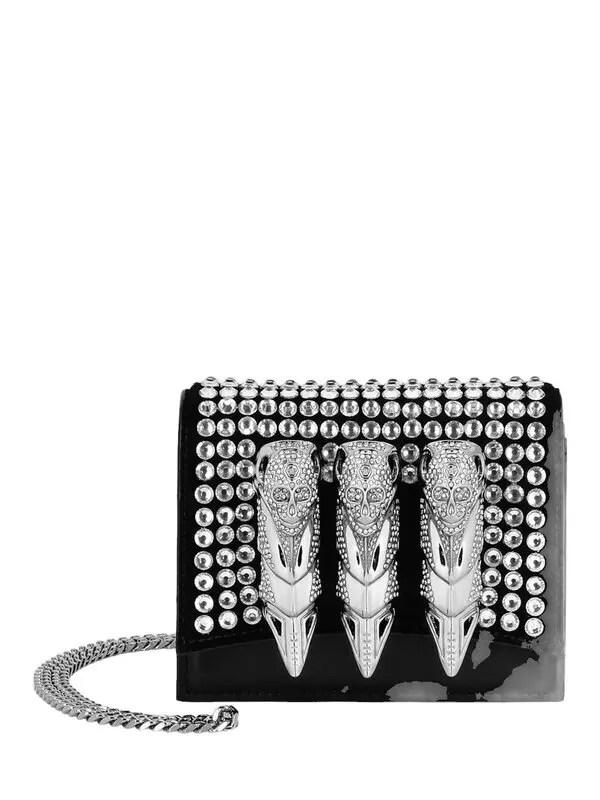 Philipp Plein Embellished Shoulder Bag - Black