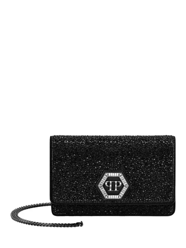 Philipp Plein Embellished Shoulder Bag - Black