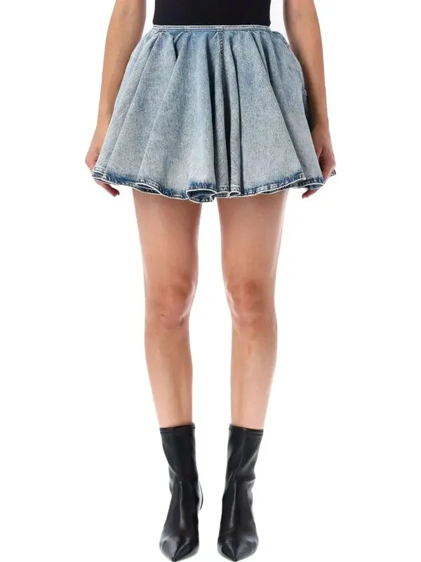 HAIKURE Denim Skirt - Blue