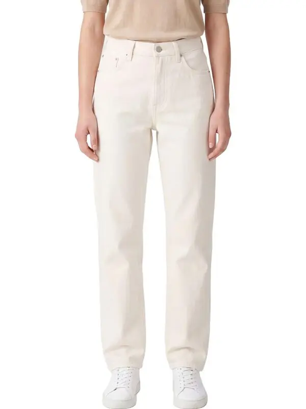 LEVI'S Mid-rise Straight Tapered Jeans In Stretch Denim - White