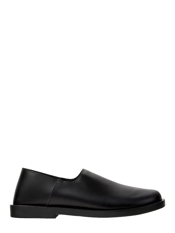 Camper Leather Slip-on Shoes - Black