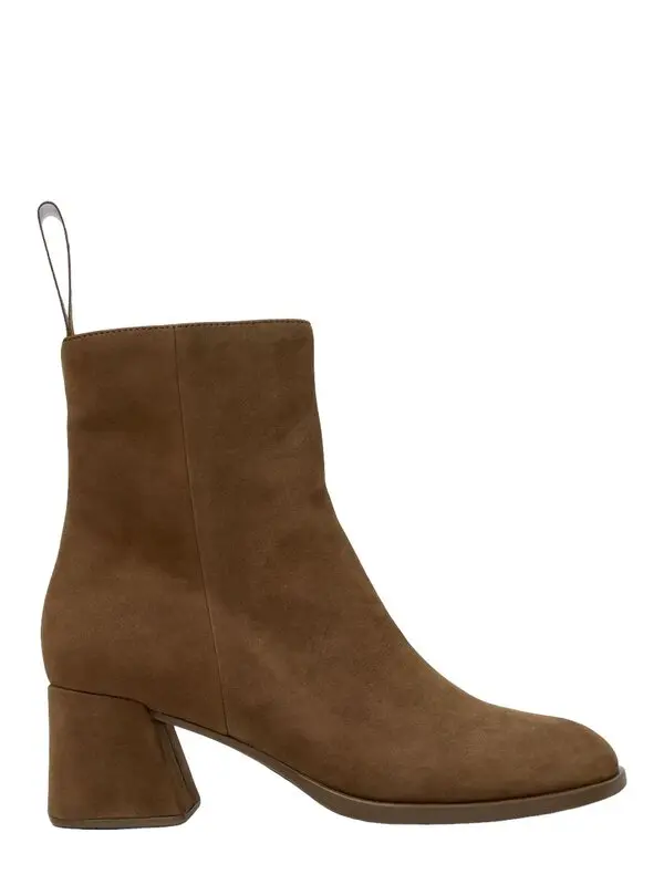 Camper Kora Suede Ankle Boots - Brown