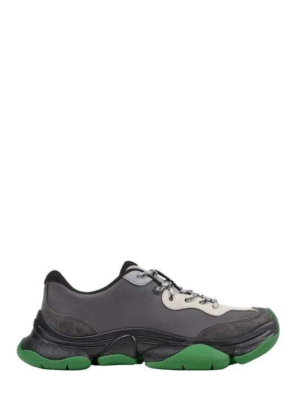 Camper Twins Bicolour Calfskin Sneakers With Vibram Rubber Sole - Multicolor