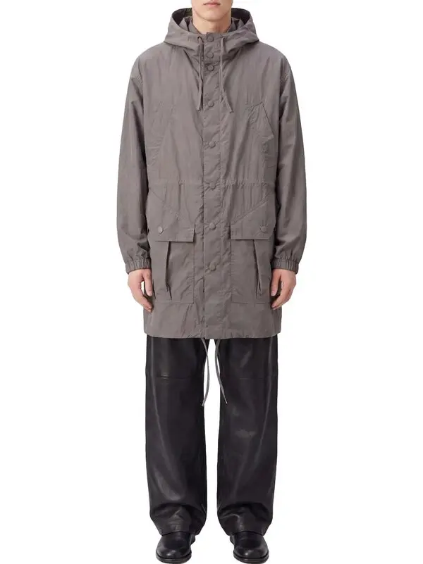 Dries Van Noten Technical Fabric Parka - Kaki