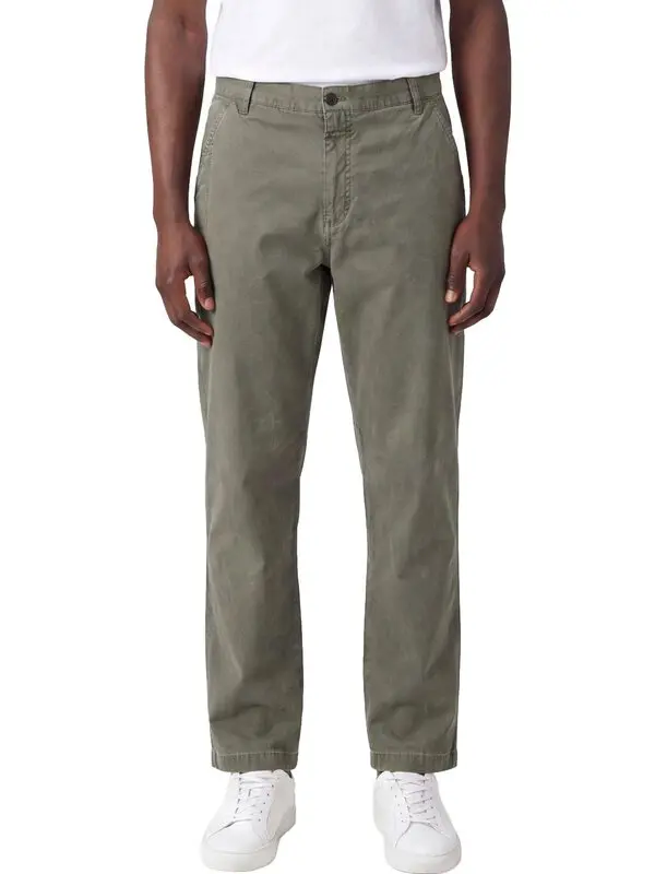 Closed Straight Leg Pants - Green