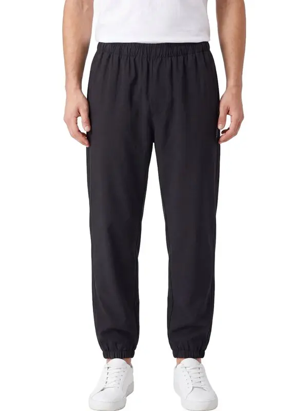 Comme Des Garçons Cotton-blend Jogging Trousers - Black