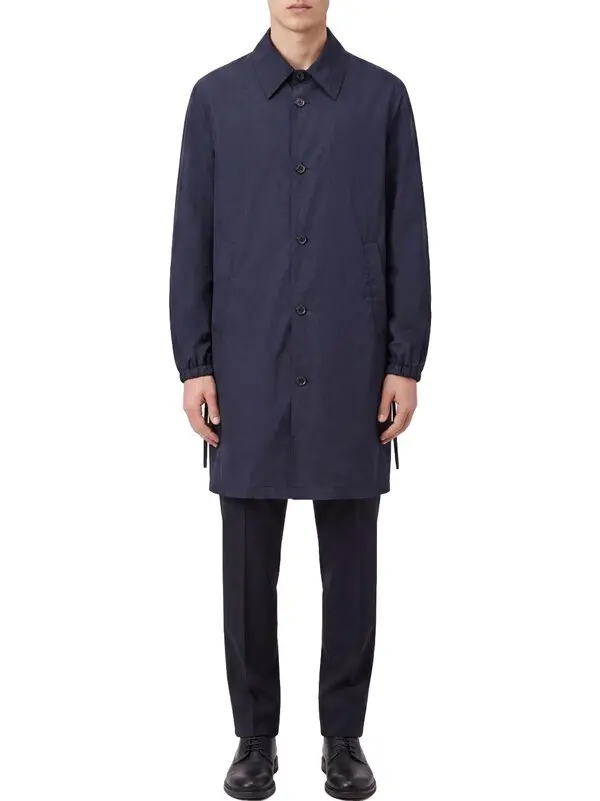 WOOYOUNGMI Water-repellent Polyester Trench Coat - Black