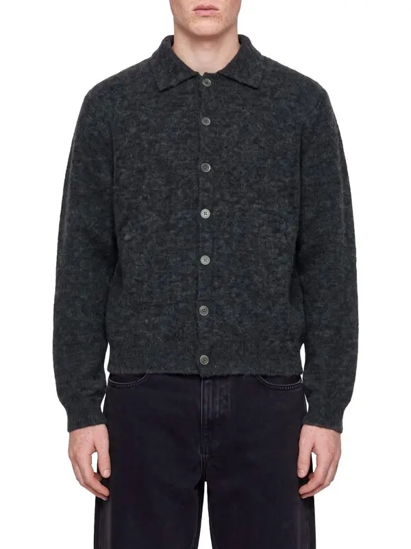 Our Legacy Wool And Alpaca Blend Cardigan - Grey