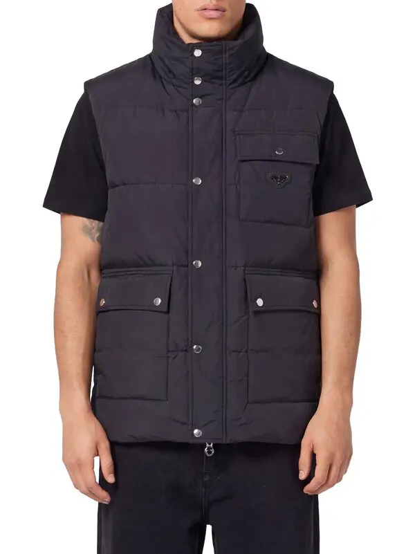 Philipp Plein Puffer Vest - Black