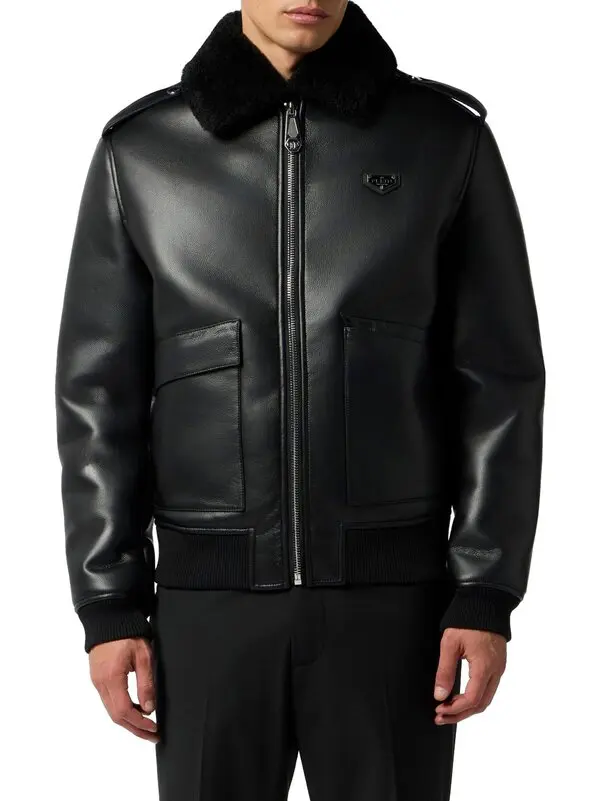 Philipp Plein Bomber Jacket - Black