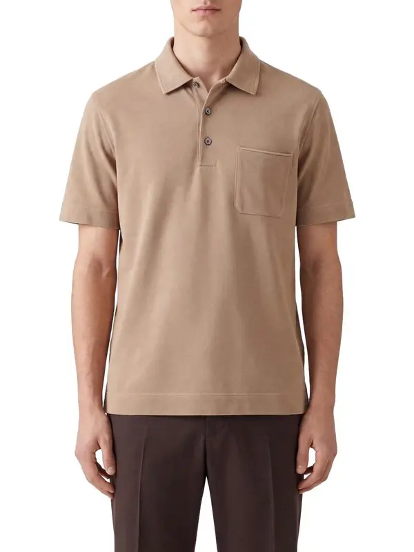 Zegna Polo Shirt - Sand