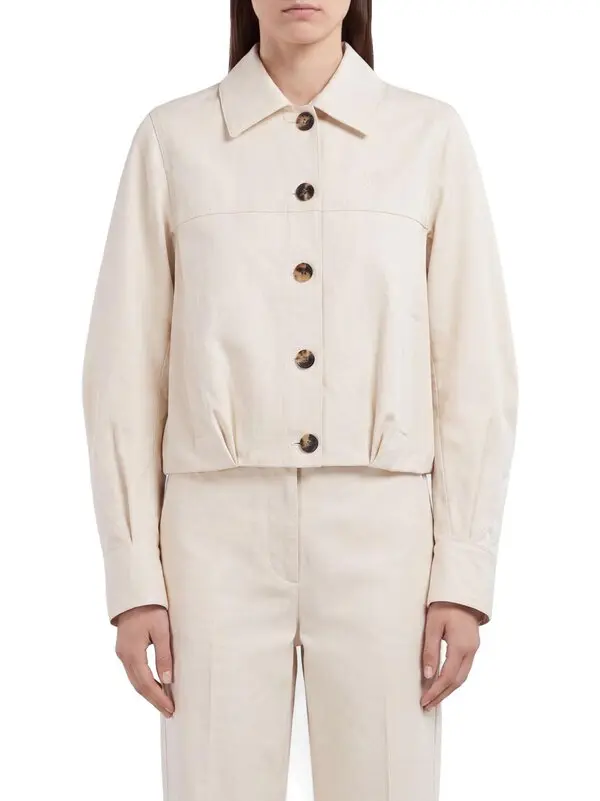 Loewe Cropped Jacket - Ivory