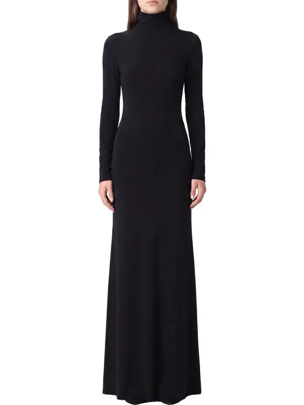 TOM FORD Long Sleeve Maxi Dress - Black