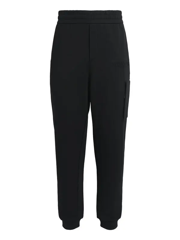 Moncler Cotton Logo Sweatpants - Black