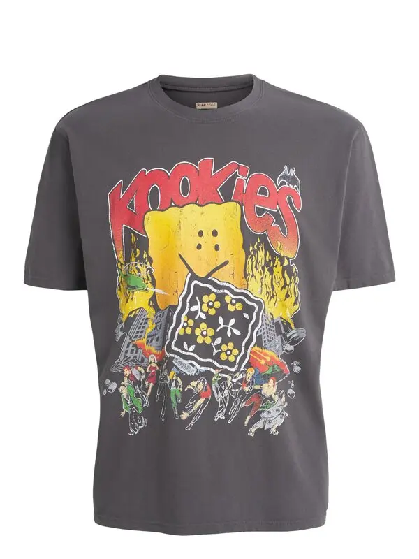 Kapital Cotton Buster Peckish Bowy T-shirt - Blue