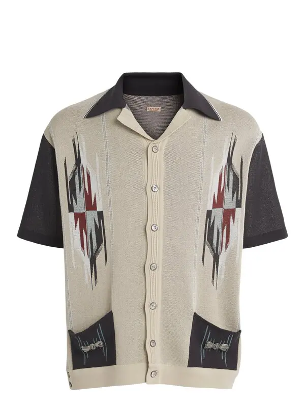Kapital Knitted Chimayo Shirt - Beige