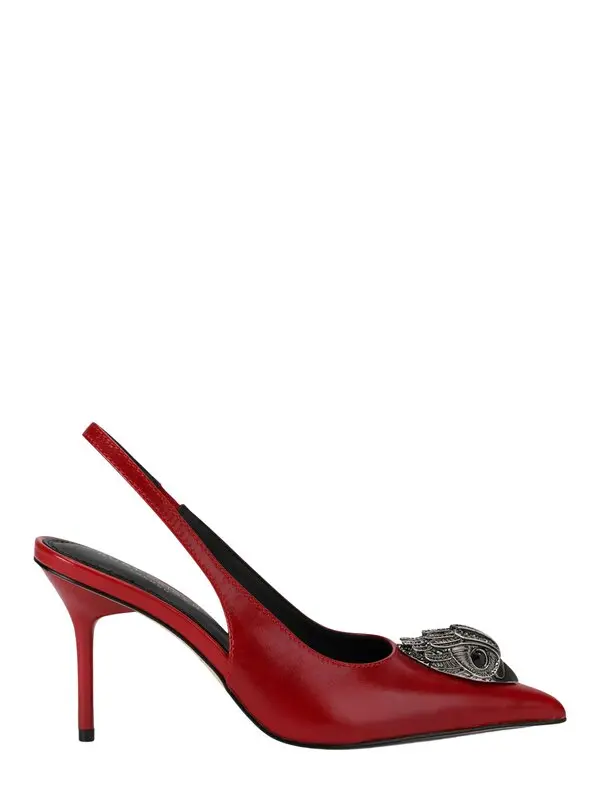 Kurt Geiger Belsize Eagle Slingback Heels - Red