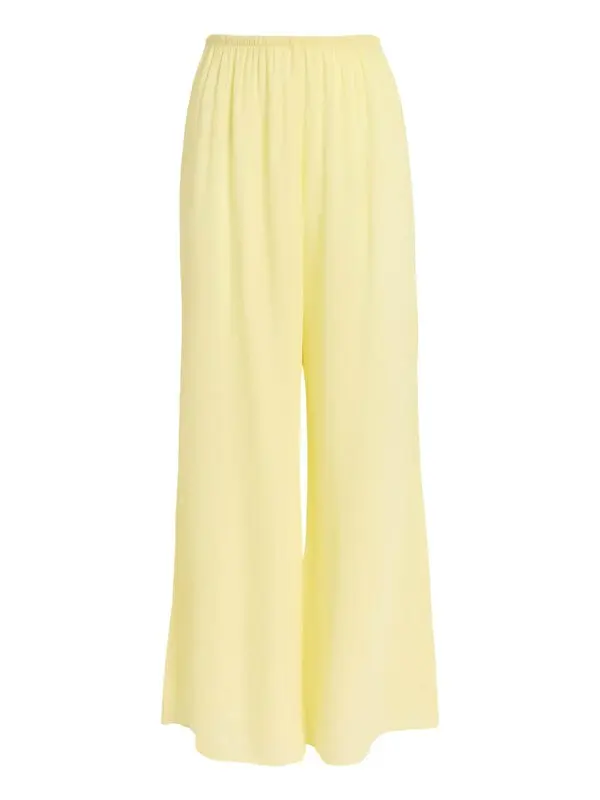 AWAY THAT DAY St Barts Wide-leg Trousers - Yellow