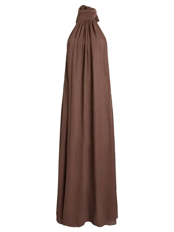 AWAY THAT DAY Menorca Maxi Dress - Brown