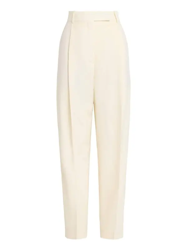 RÓHE Virgin Wool Daria Trousers - Ivory