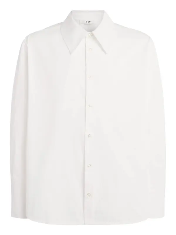 Séfr Cotton Trino Shirt - White