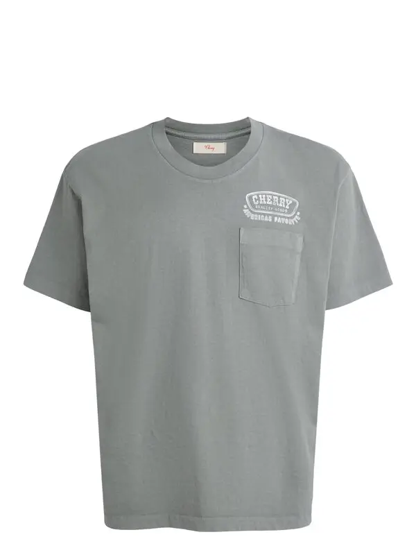 CHERRY LOS ANGELES Cotton Cape Canaveral T-shirt - Grey