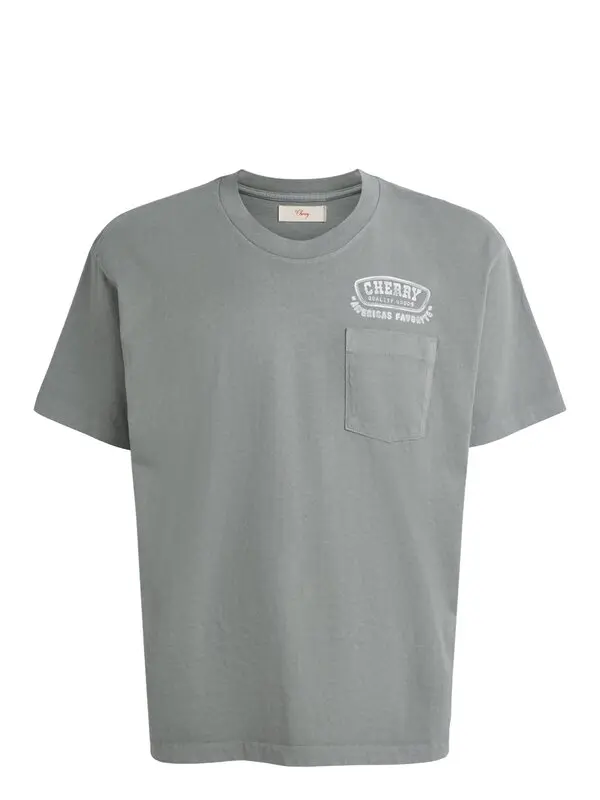 CHERRY LOS ANGELES Cotton Cape Canaveral T-shirt - Grey
