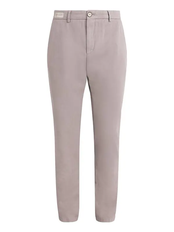 Paul & Shark Cotton-cashmere Straight Chinos - Navy