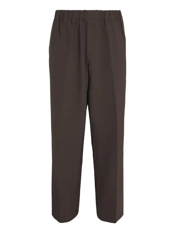 Sandro Stretch Jersey Trousers - Brown