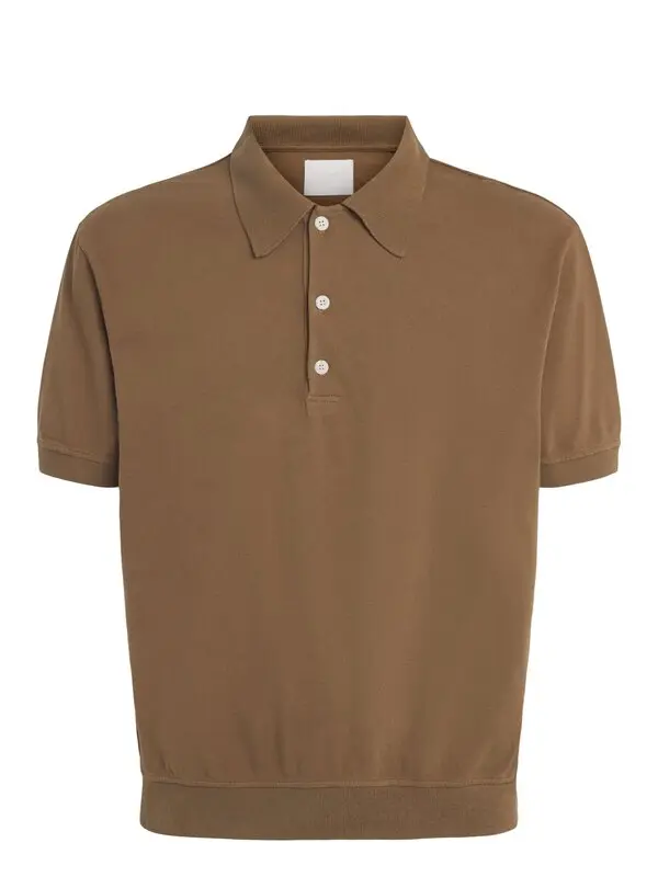 Citizens Of Humanity Cotton Polo Shirt - Brown