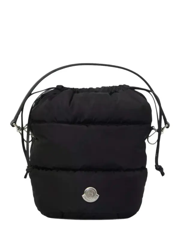 Moncler Quilted Bucket Bag - Black