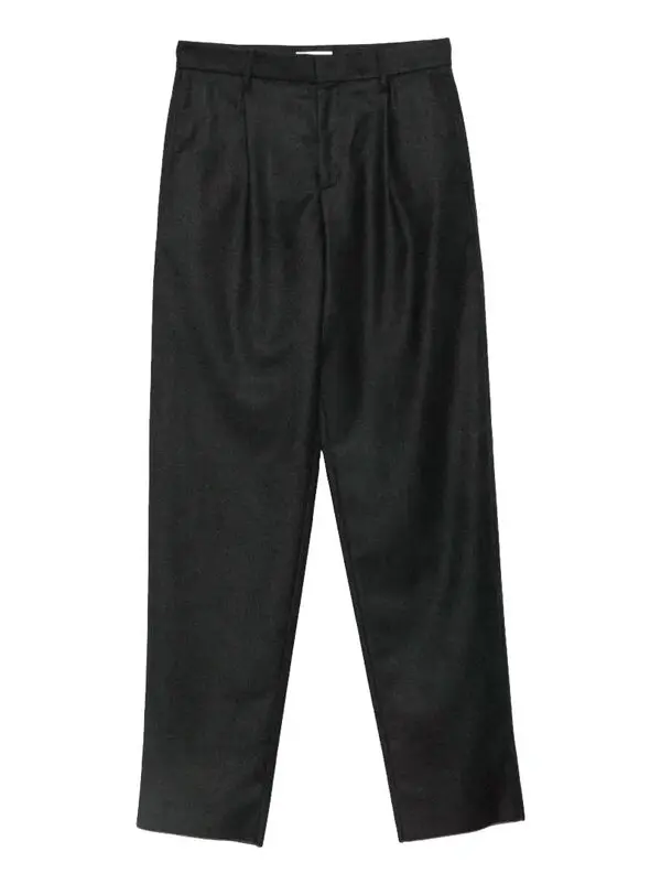 Agnona Pleated-front Tailored Trousers - Grey