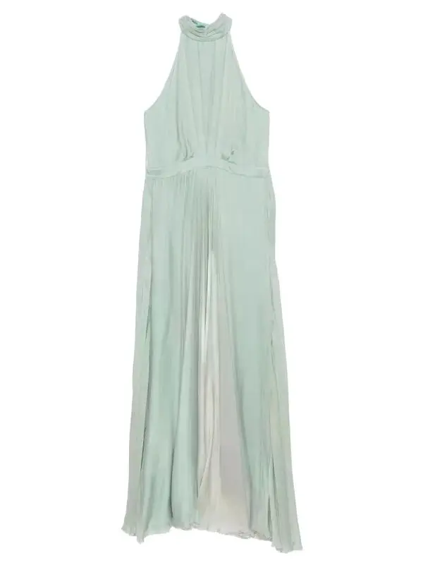 Raquel Diniz Giovanna Pleated Maxi Dress - Green
