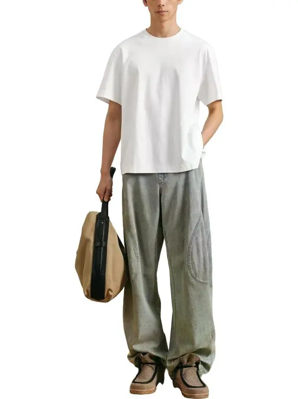CROQUIS Crew-neck T-shirt - White