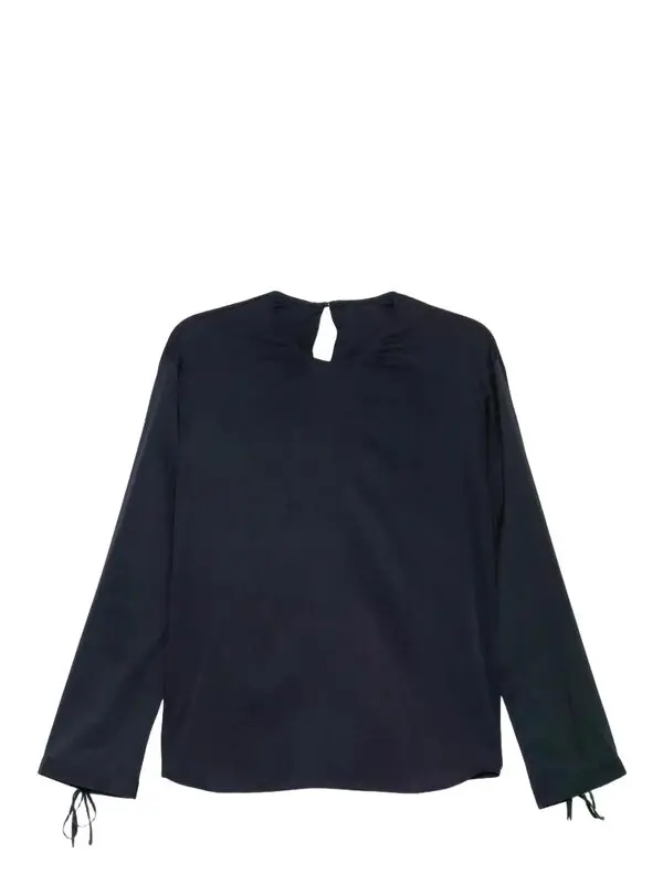 JNBY Tie-cuffs Blouse - Blue