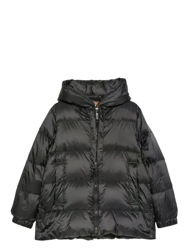Max Mara Seia Hooded Quilted Coat - Black