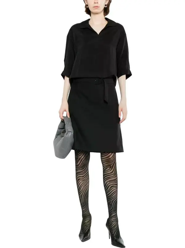 JNBY Belted Shirt Dress - Black