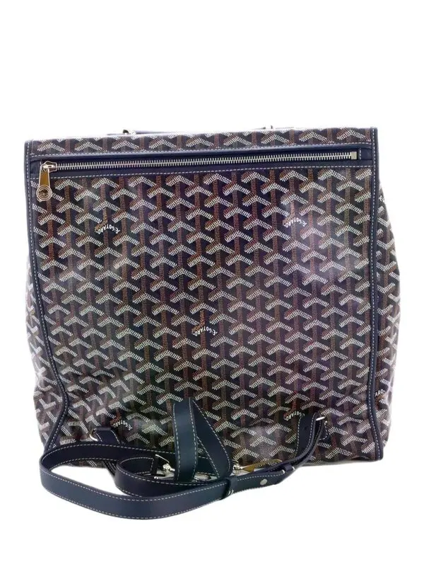 Goyard Saint Leger Briefcase Coated Canvas Backpack - Blue