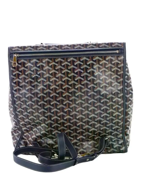 Goyard Saint Leger Briefcase Coated Canvas Backpack - Blue