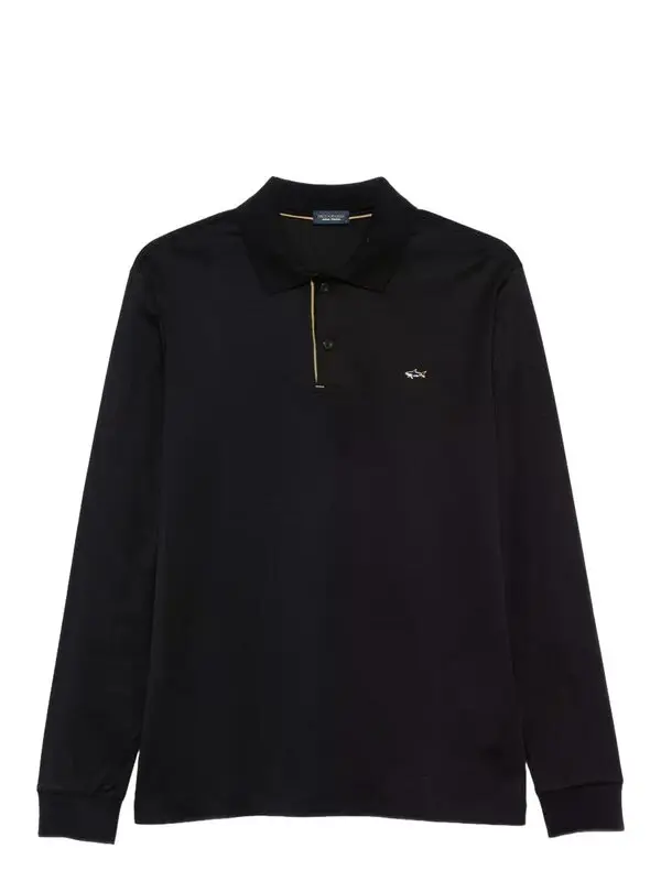 Paul & Shark Long-sleeve Polo Shirt - Blue