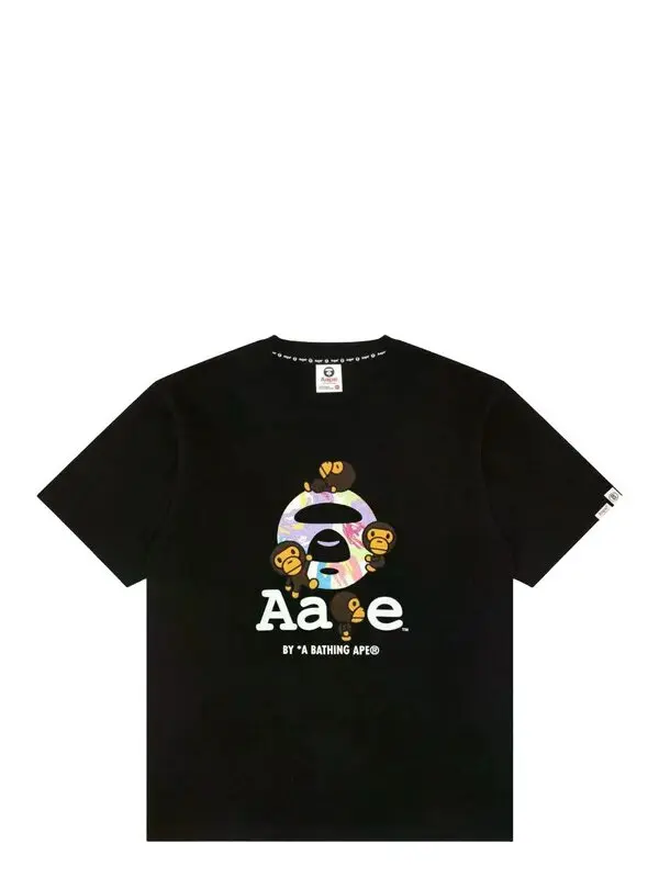 AAPE BY *A BATHING APE X Baby Milo Graphic T-shirt - Black