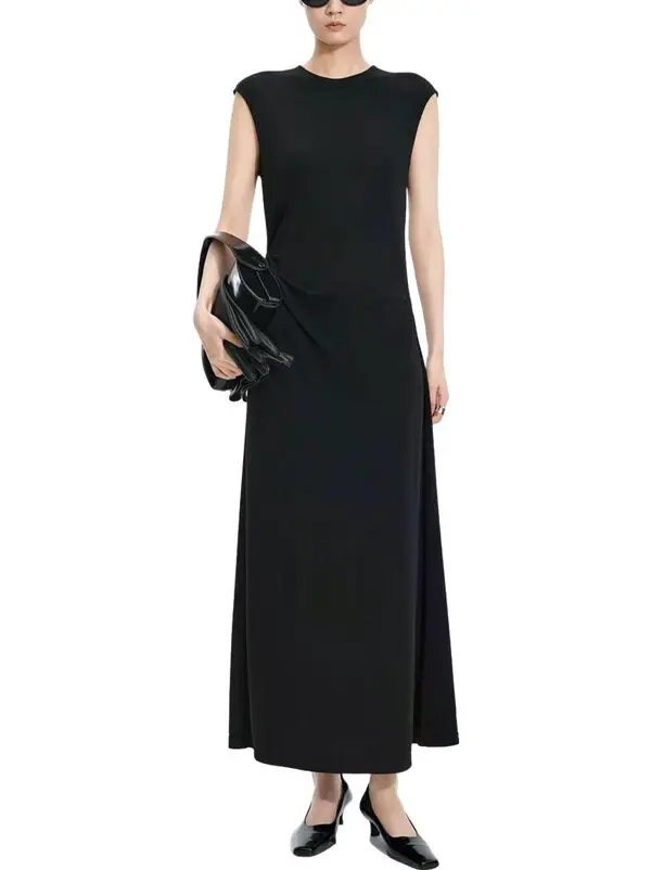 JNBY S-silhouette Fluid Sleeveless Maxi Dress - Black