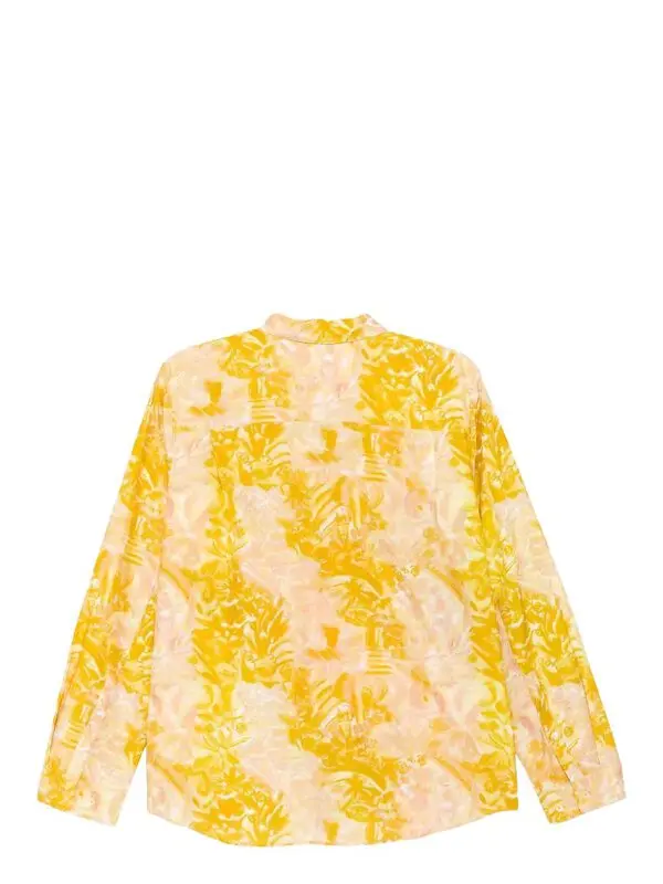 JNBY Misty Print Long Sleeve Shirt - Yellow