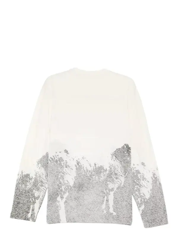 CROQUIS Goat-print Long-sleeve T-shirt - Neutrals