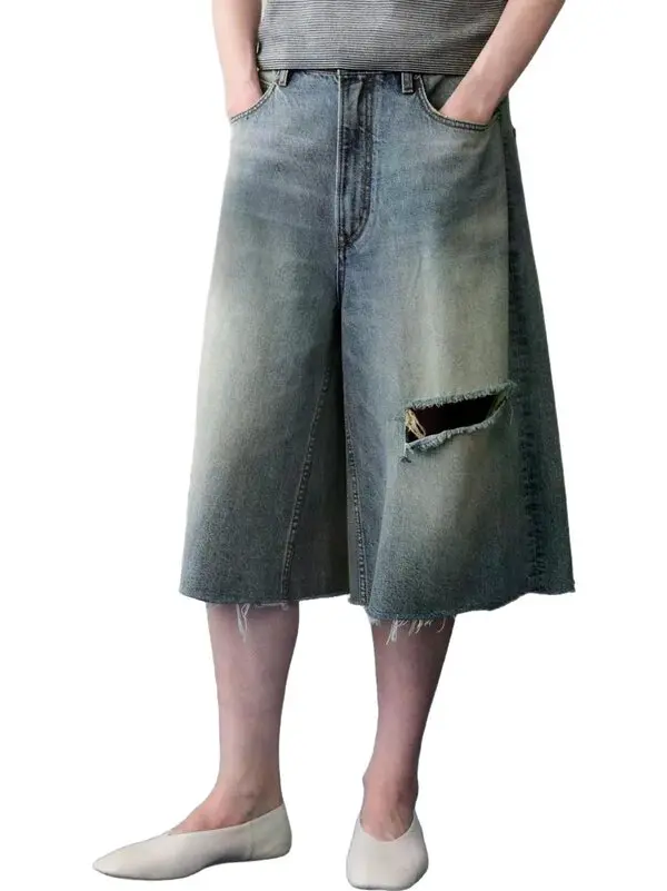 LESS Denim Shorts - Blue