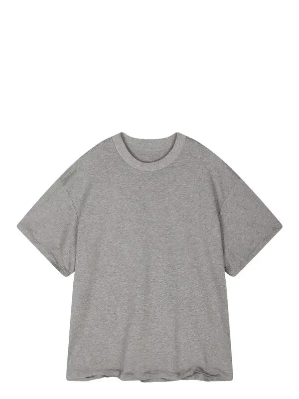 CROQUIS Mercerised Twist T-shirt - Grey