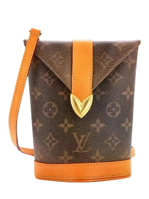 LOUIS VUITTON Monogram Envelope Pouch Shoulder Bag - Brown