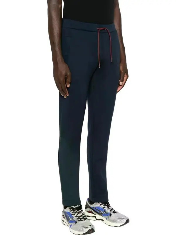 Paul & Shark Drawstring-waistband Track Pants - Blue