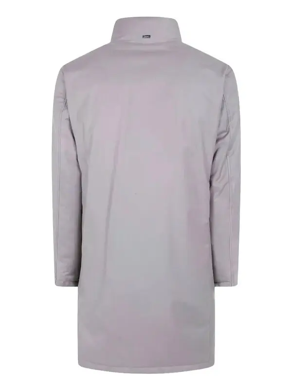 Herno High-neck Press-stud Jacket - Grey